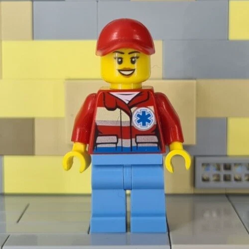 LEGO TOWN MINIFIG - Helicopter Medic, Female minifigure (cty0859) £4.50 ...