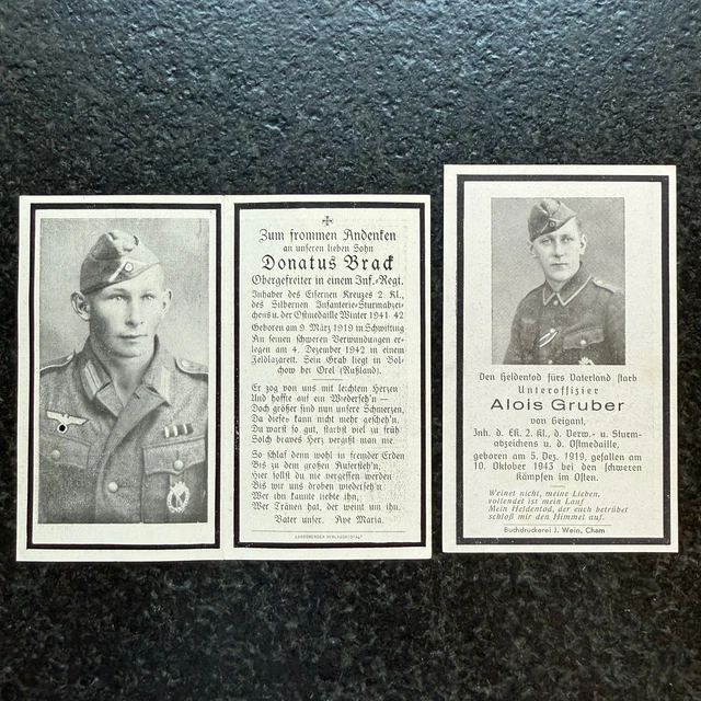 STERBEBILD ORDEN 1942 - 1943 EUR 5,00 - PicClick DE