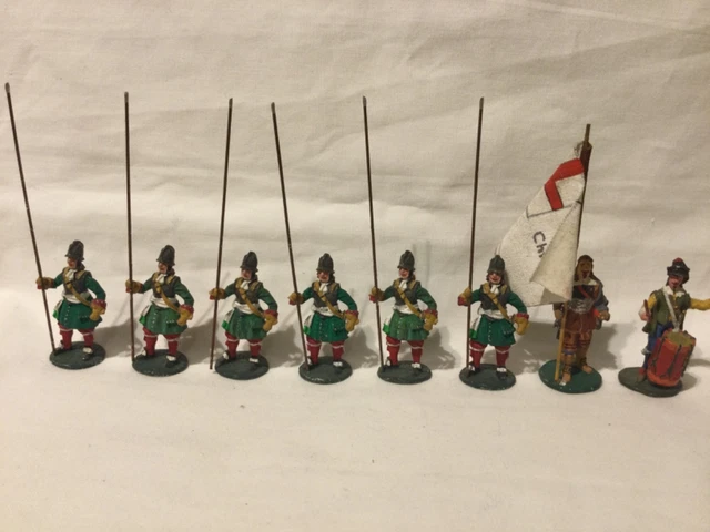 VINTAGE EDWARD SUREN Willie 30mm metal wargame figures ECW pikemen ...