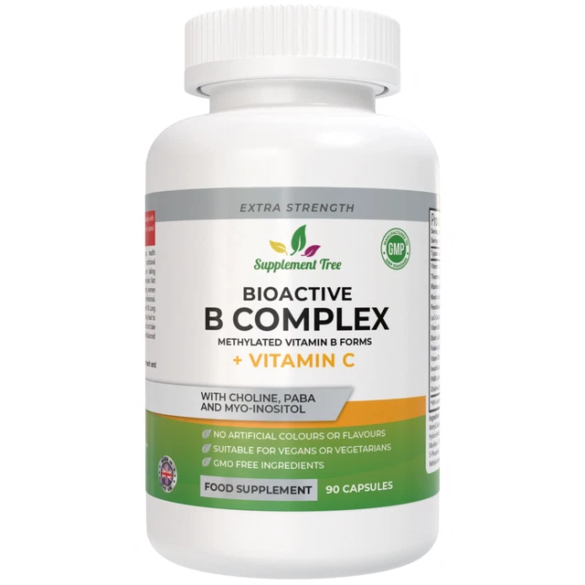 METHYLATED VITAMIN B Complex With Vit C | Folate P5P PABA R5P & MORE 90 ...
