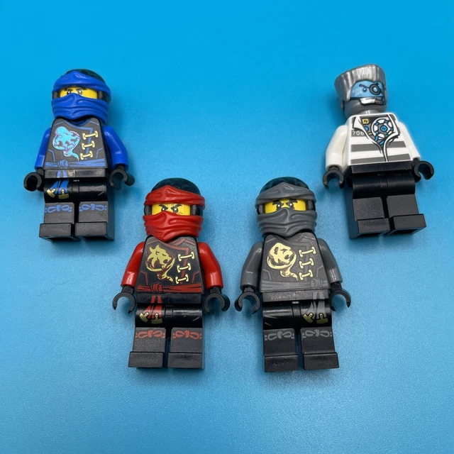 LEGO NINJAGO LOT 4 Minifigures Skybound Ninjas Zane Cole Jay Kai 70594 ...