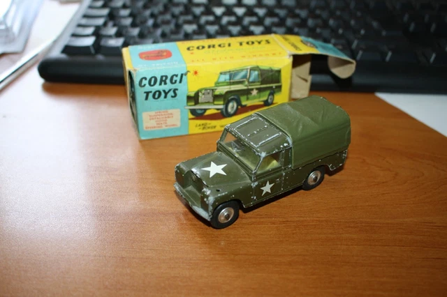 LAND ROVER CORGI 357 Weapons Carrier Boxed 1/43 boite en tbe EUR 49,00 - PicClick FR