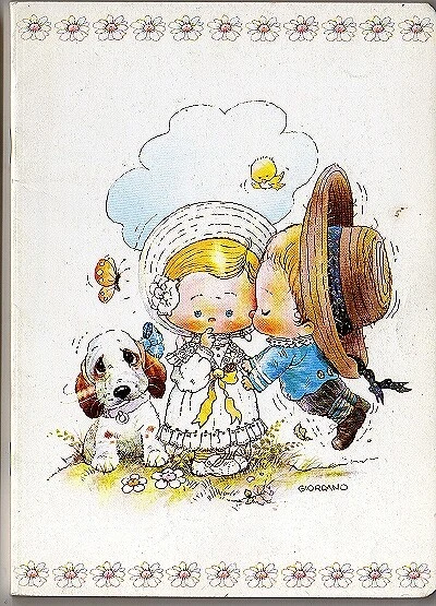 BLOSSUM - SAD SAM 80s Giordano Mondadori italy school notebook ...