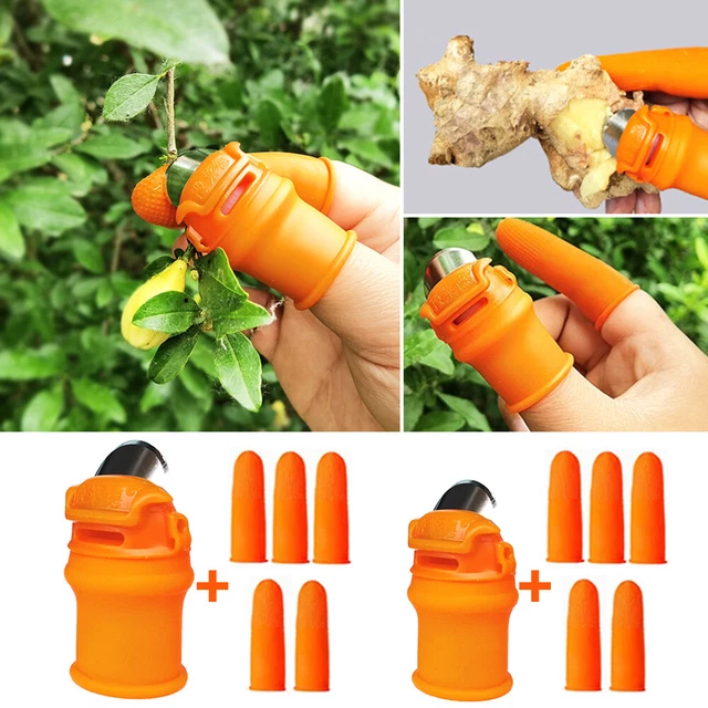 FINGER CUTTER VEGETABLE Gardening Tools Plucking Thumb Knife Cutting ...