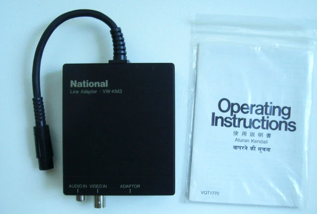 PANASONIC NATIONAL VW KM3EN AV Line Adapter NEU OVP EUR 15,00 - PicClick DE