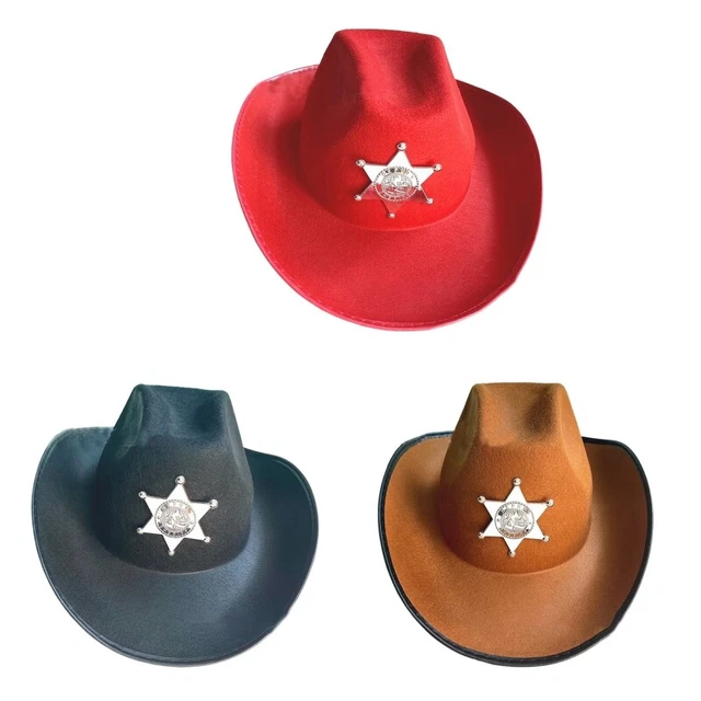 COWGIRL HATS SIX-POINTED Star For Adults Cowboy Hats Cowboy Party ...
