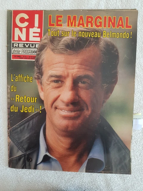 CINE REVUE N°42 1983 Belmondo Mark Hamill Star Wars Steve Reeves Cary Grant EUR 4,00 - PicClick FR