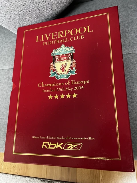 LIVERPOOL FC 2005 Limited Edition Champions League Final commemorative ...