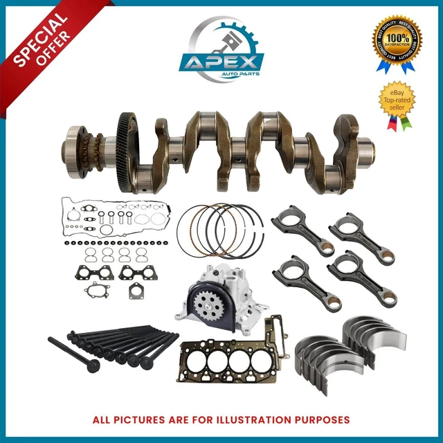 BMW 2.0 DIESEL N47D20C N47D20A Nitrate Vilebrequin & Reconstruction ...