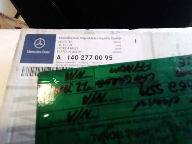 GENUINE ORIGINAL MERCEDES Benz Gear Box Oil Filter Unit A1402770095 EUR ...
