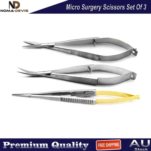 TC CASTROVIEJO SUTURE Needle Holder Forceps Ophthalmic Micro Surgery ...