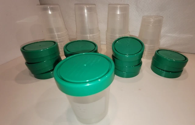 AMSURE SPECIMEN CONTAINER Disposable Screw Cap 120 mL (4 oz.) 19 Total ...