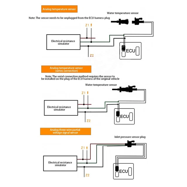 SISTEMA DE DETECCIÓN de simulador de señal potenciómetro de resistencia analógica de 12 (V) EUR ...