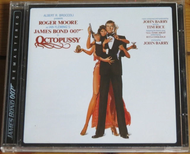 OCTOPUSSY CD REMASTERED John Barry Rita Coolidge James Bond 007 Roger ...