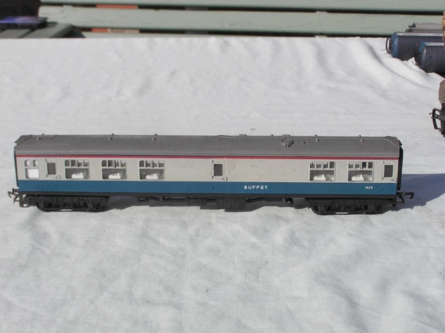 TRIANG R729 BR BUFFET CAR COACH BLUE & GREY Mk 1 # 1825 - OO GAUGE ...