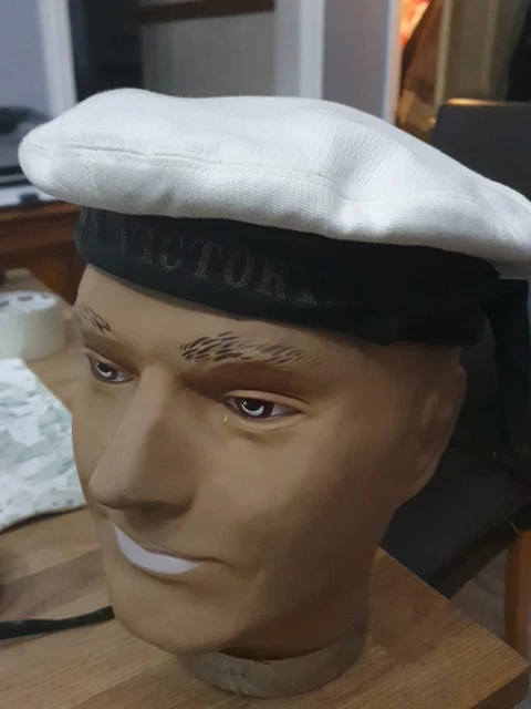 WW2 VINTAGE RN Royal Navy WRNS WRENS ratings Repro cap ORIGINAL HMS ...