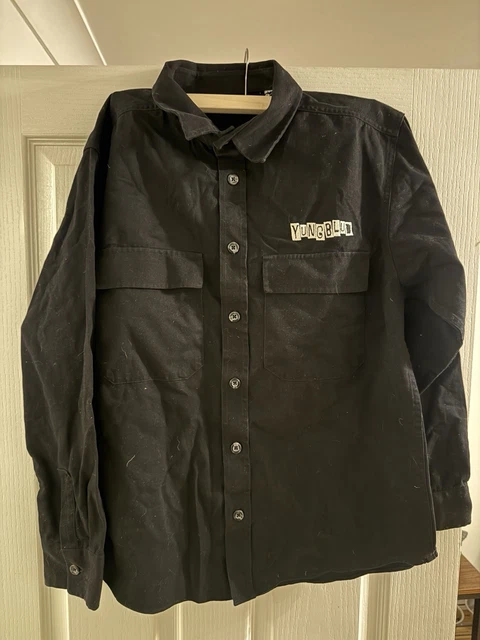 YUNGBLUD BLUDFEST CREW Shirt Size Medium Exclusive Embroidered Logo EUR ...