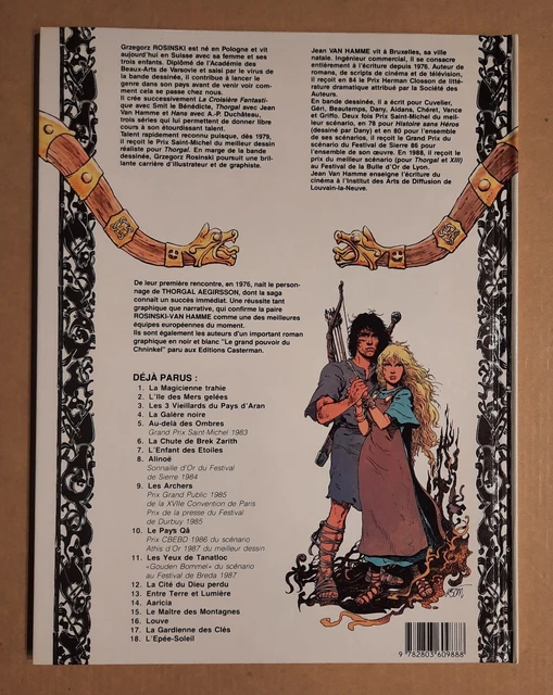 THORGAL TOME 18 l'Epée-Soleil EO ETAT NEUF Rosinski Van Hamme EUR 11,00 ...