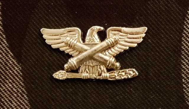 ARTILLERY COLONEL RANK Officer Insignia Sabers Badge Hat Pin US Army ...