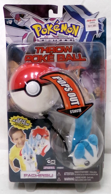 PACHIRISU POKEMON DIAMOND Pearl Peluche Lanzamiento Poké Ball Jakks ...