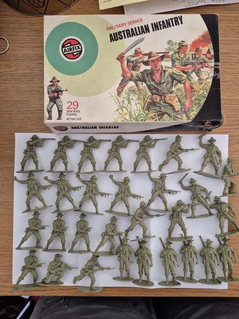 AIRFIX AUSTRALIAN INFANTRY Model Figures 1973 Edition £19.33 - PicClick UK