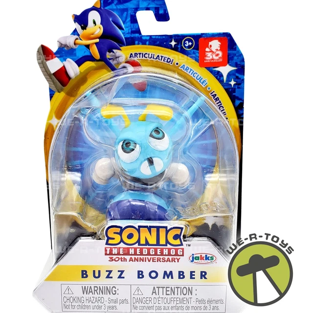 SONIC THE HEDGEHOG 30th Anniversary Buzz Bomber Figure Jakks Pacific ...