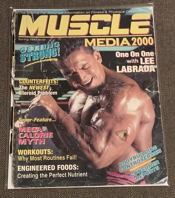 LEE LABRADA MUSCLE Media Magazine Premiere #1 Issue - Spring 1992 COVER ...