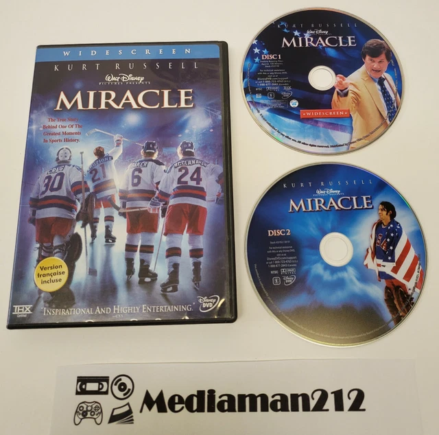 WALT DISNEY - Miracle ( Dvd ) Kurt Russell 2-Disc $4.99 - PicClick CA