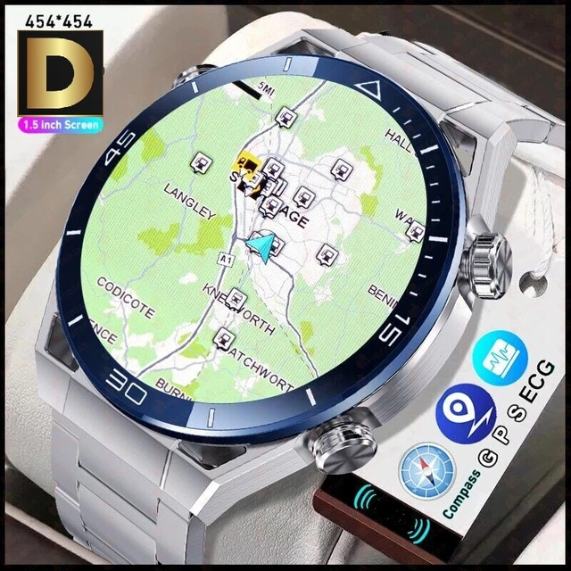2024 ECG PPG Phone Call Smart Watch GPS Tracker Compass Fitness-DT ULTRA EUR 58,26 - PicClick FR