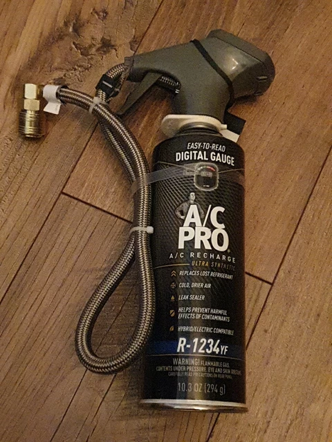 R1234YF, A/C PRO R-1234YF AC Refrigerant Kit with Digital Gauge - 10.3 ...