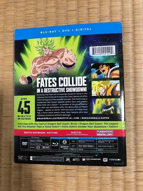 BROLY DRAGON BALL Super US Blu-ray DVD Japanese Audio Included Japan Q6 ...