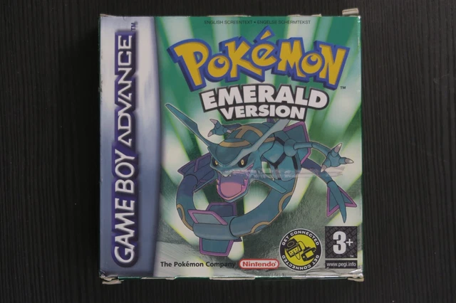 POKÉMON EMERALD VERSION Gameboy Advance Complet PAL UKV Game Boy GB GBA Emeraude EUR 379,99 ...