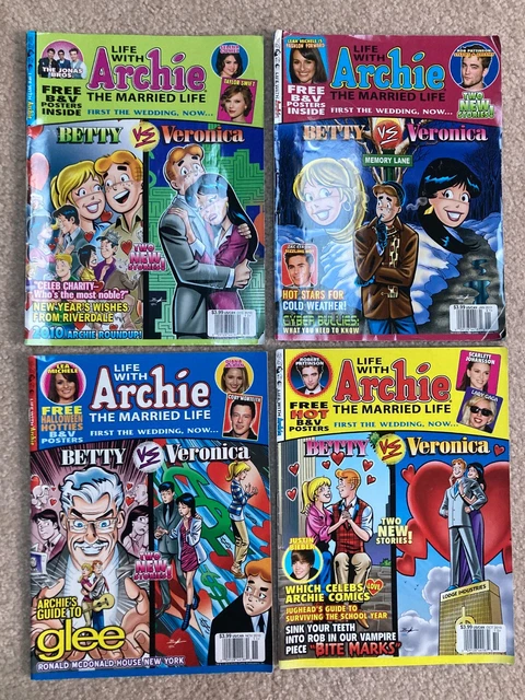 LIFE WITH ARCHIE The Married Life Lot Of 4 2010-2011 Issue #2, #3, #4 ...