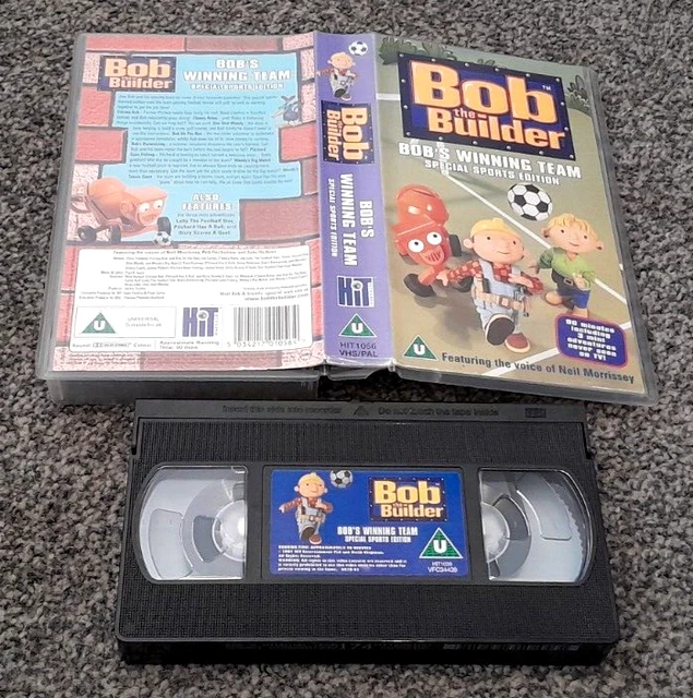 BOB THE BUILDER Bob's Winning Team Special Sports Pal Vhs Video Kids ...