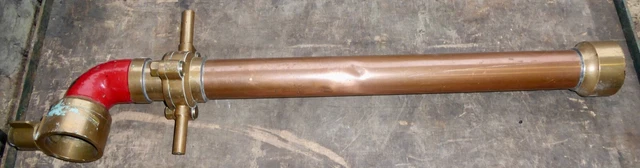 VINTAGE FIRE HYDRANT Standpipe Copper and Brass Construction "Single ...