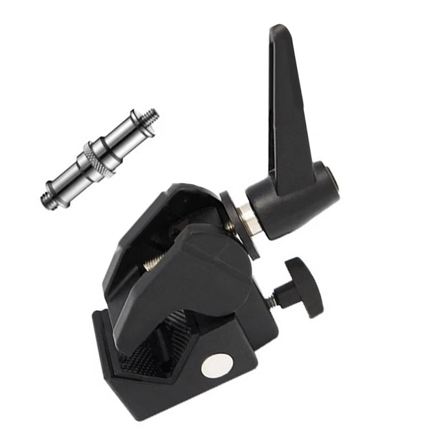 SUPER CLAMP FIXING Clip Portable Strong Photo Studio Photography Light ...