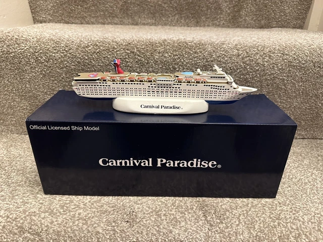CARNIVAL CRUISE LINE ‘CARNIVAL PARADISE’ Resin Cruise Ship Model ...