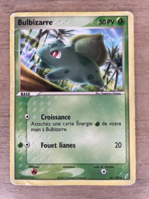 CARTE POKÉMON BULBIZARRE 46/100 Bloc ex - Gardiens de cristal - FR EUR 2,00 - PicClick FR