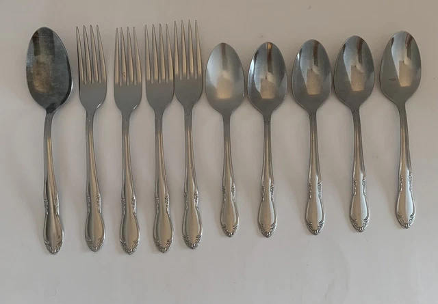 PLANTATION ONEIDA SILVER Flatware Discontinued 1980s Vintage Canada $40 ...