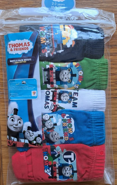 THOMAS THE TANK Engine Pack Of 5 Briefs Underwear. 18 Months - 4 Years ...