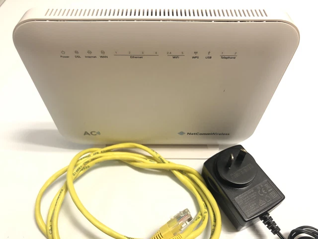 NETCOMM NF-18ACV VDSL2/ADSL2+ AC1600 NBN Ready Router Modem Wifi ...