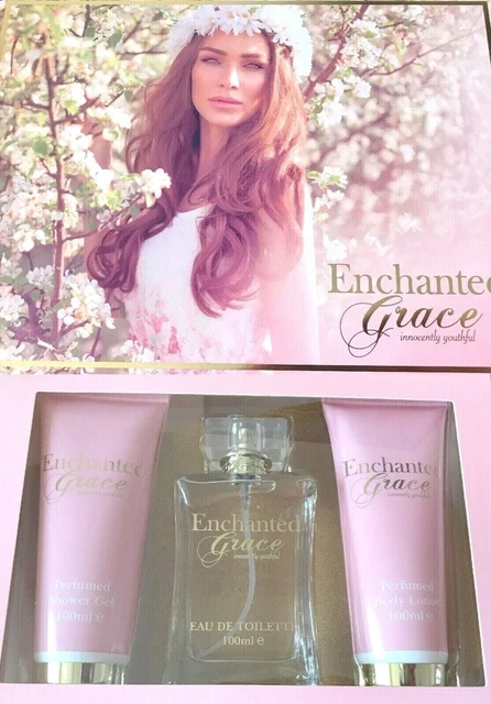 ENCHANTED GRACE PERFUME Body Lotion Set Eau De Toilette Xmas Gift ...
