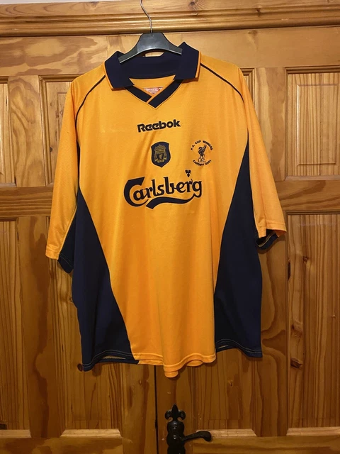 LIVERPOOL 2000/01 FA CUP FINAL shirt reebok £99.99 - PicClick UK