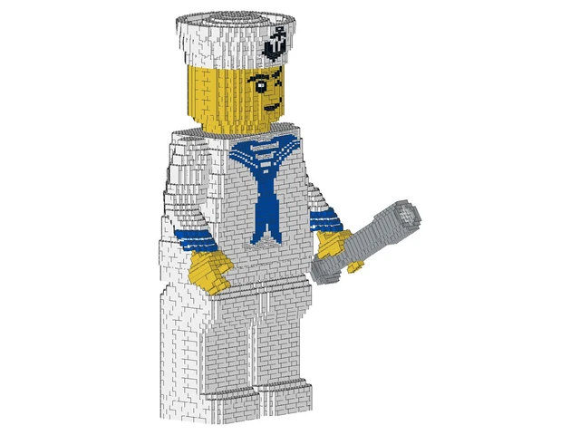 BAUANLEITUNG INSTRUCTION MATROSE Figur Sculptur Eigenbau Unikat Moc ...