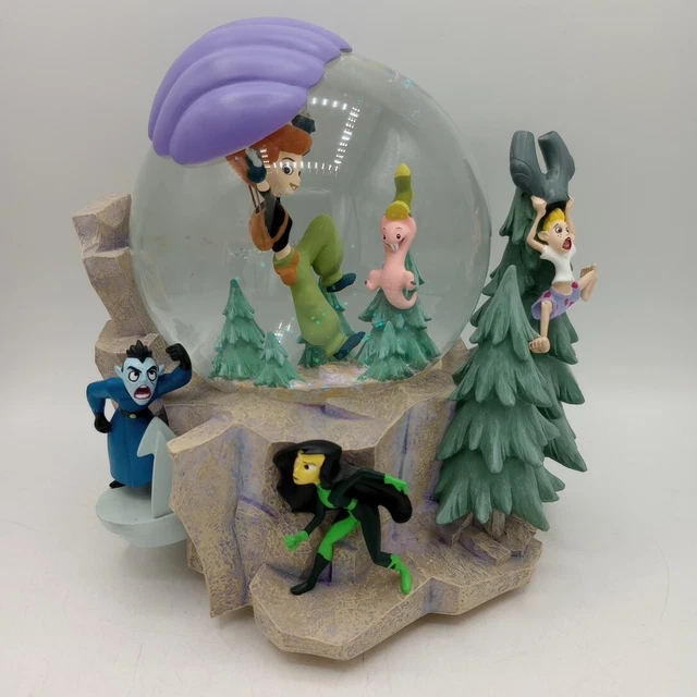 DISNEY KIM POSSIBLE Snow Globe Ron Stoppable Rufus Shego Dr. Drakken ...