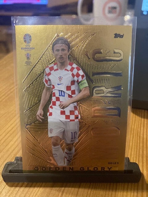 TOPPS MATCH ATTAX Euro 2024, Golden Glory, Luka Modric, GG LE 3 EUR 10 ... TOPPS MATCH ATTAX Euro 2024, Golden Glory, Luka Modric, GG LE 3 EUR 10 ...