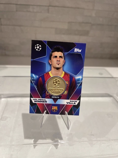 TOPPS MATCH ATTAX 2026 Champions League UCL Winner Medal David Villa Barcelona £52.67 - PicClick UK