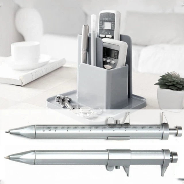 UNISEX MEASURING BALLPOINT Vernier Calipers Pen Scale Ruler Write Tool ...
