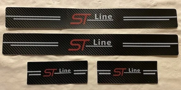 FORD PUMA \ Focus (2020+) St-Line Carbon Decals -Door Sill Scuff ...