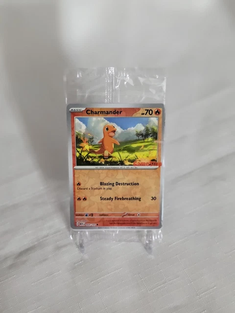 🔥 POKEMON TCG 🔥 Charmander 004/165 - Pokémon 151 - GameStop Promo Stamp ...